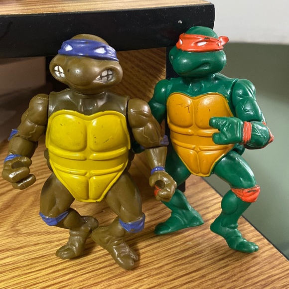TEENAGE MUTANT NINJA TURTLES | Toys | 988 Tmnt Raphael Donatello Hard ...